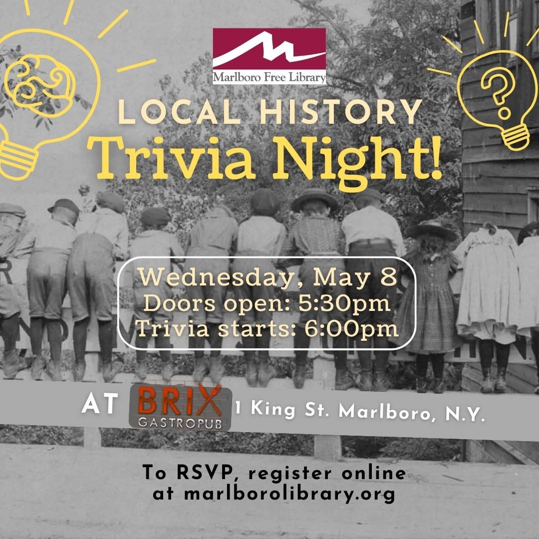 Local History Trivia Night | Meet Me In Marlborough New York in the ...